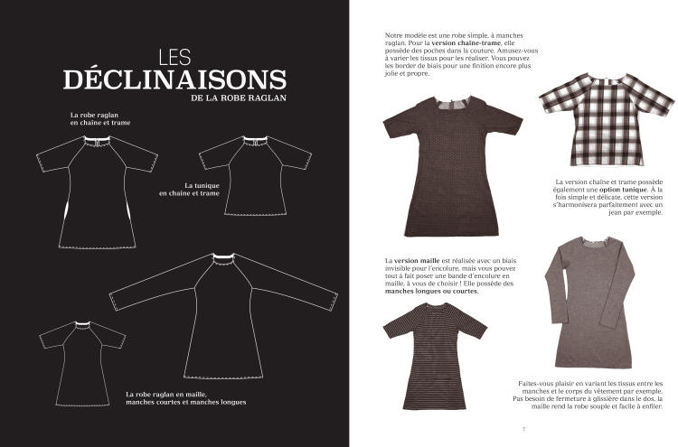 La robe raglan - Emilie Pouillot-Ferrand | NeedleMe