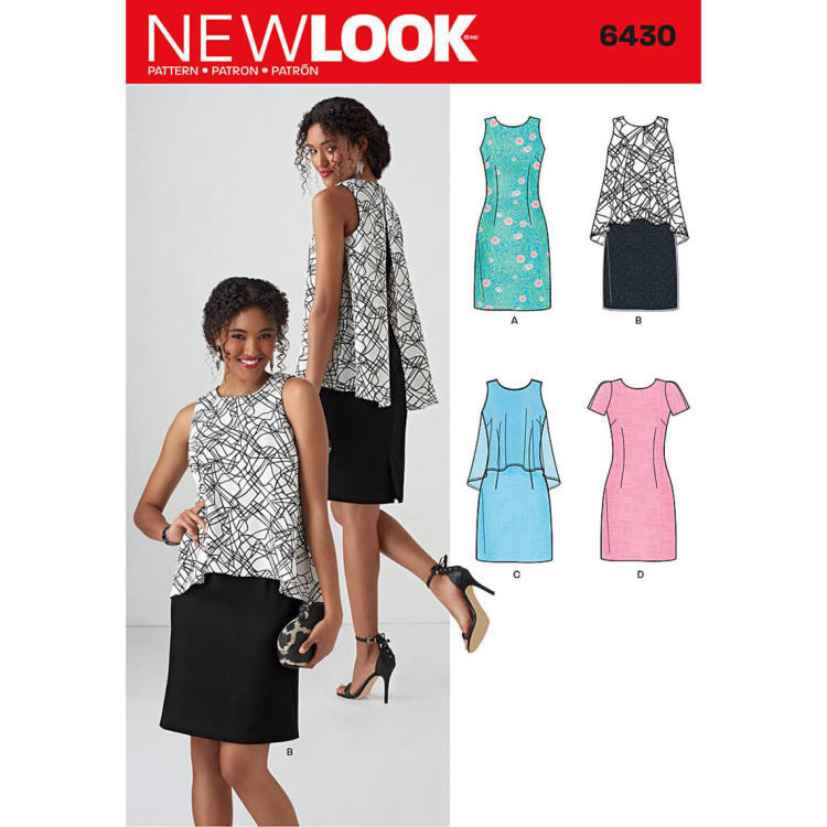 N6430 - New Look Misses' Dress in Two Lengths - New Look | NeedleMe